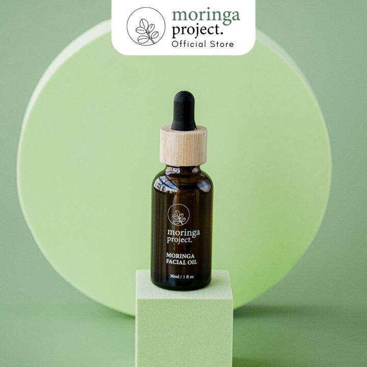 Moringa Project น้ำมันมะรุม 100% สกัดเย็น 30ml มีวิตามิน E ช่วยลดริ้วรอย เพิ่มความชุ่มชื้น เพื่อ ...