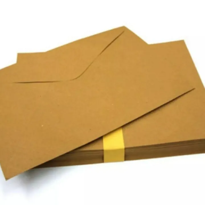 50 pcs Short Brown Envelope | Lazada PH