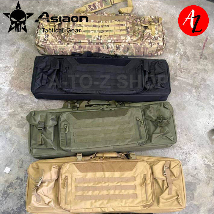 ASIAON A-105B 36 Inches Waterproof Tactical Double Bag Case Range Bag ...