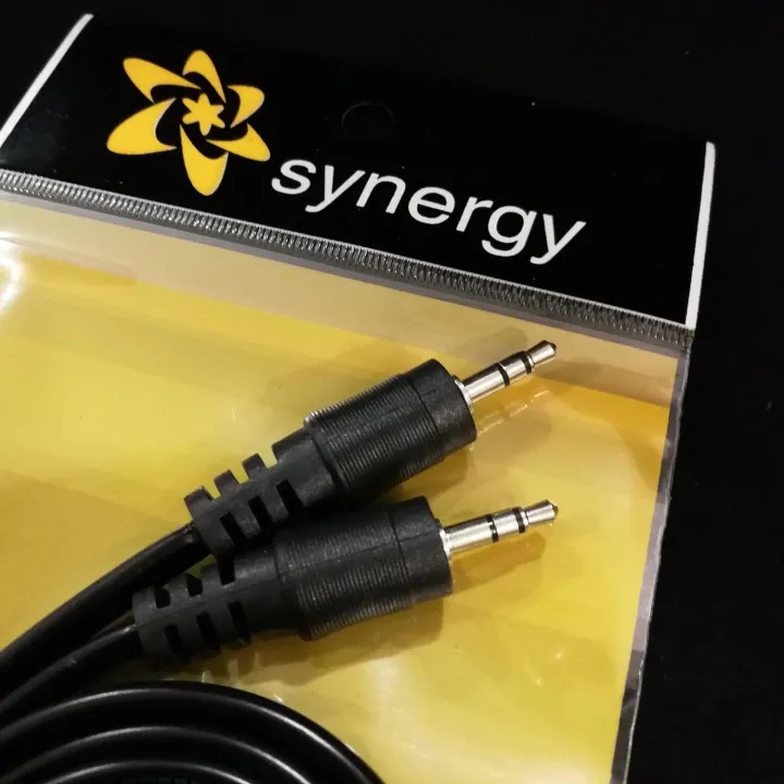 Synergy 3.5mm Stereo Audio Aux Cable (SAV-101) | Lazada PH