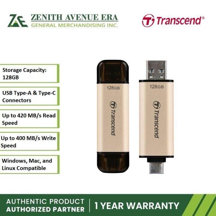Transcend TS128GJF930C 128GB JetFlash 930C USB 3.2 Gen 1 | Flash Drive ...