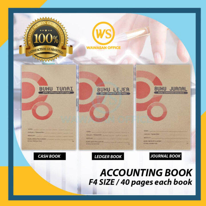 Account Book / Cash Book / Journal Book / Ledger Book / Buku Akaun ...