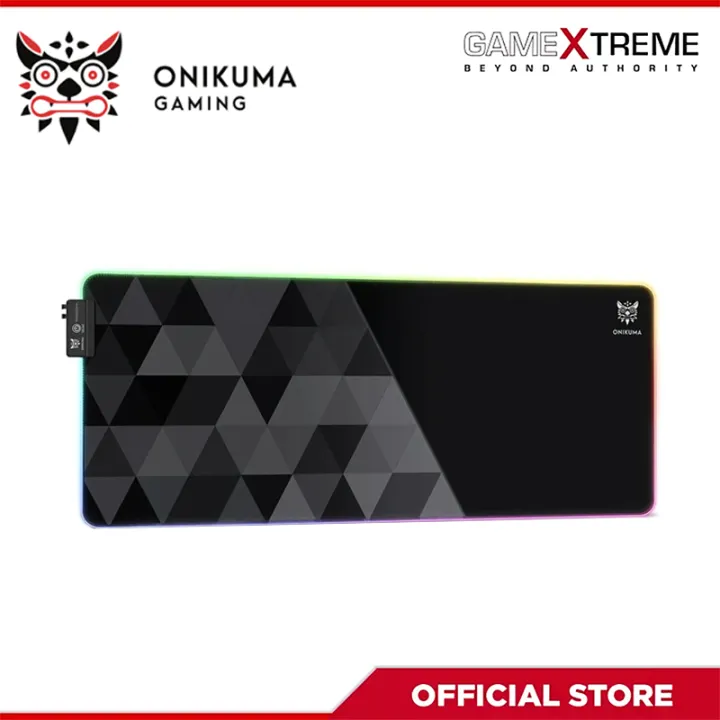 ONIKUMA G6 Gaming Mousepad With RGB [MP006] [BLACK] | Lazada PH