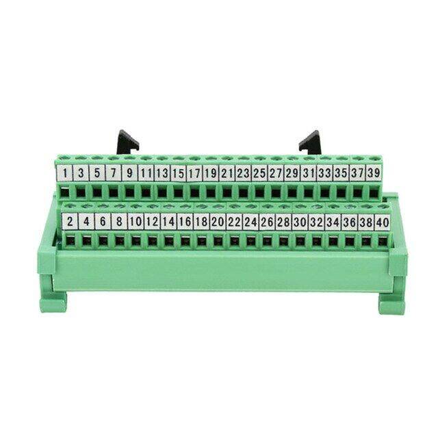 IDC 40pin Connector Terminal Block DIN Rail Mounting Control Case ...