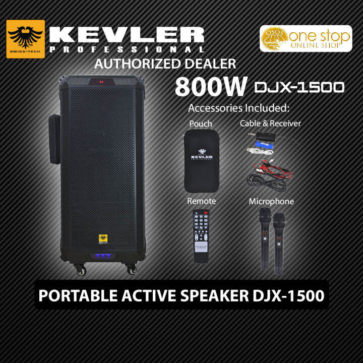 Kevler Original Portable Active Speaker System Party Boom Box Speaker ...