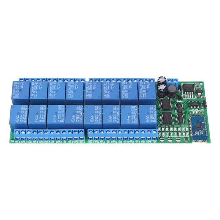 Remote Relay DC 12V 16 Channel Bluetooth Relay Board Wireless Remote ...
