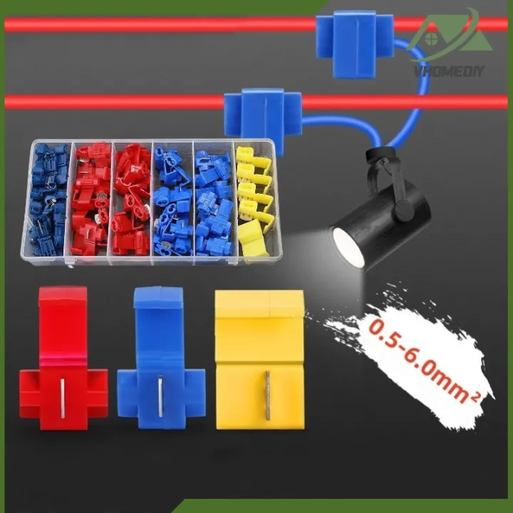 Splice Wire Connector Insulated Wire Clip Connector Durable Wire ...