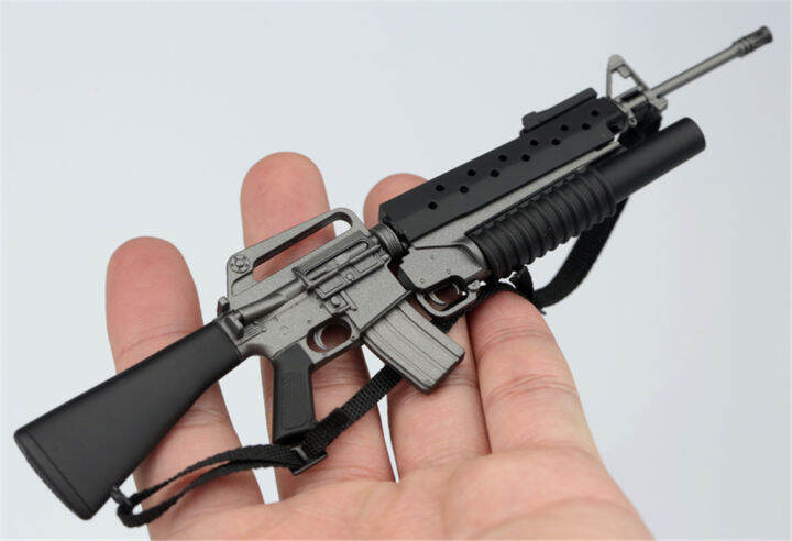 16 Scale M16 M16A1 Submachine Plastic Weapon Model Toys for 12" Action ...