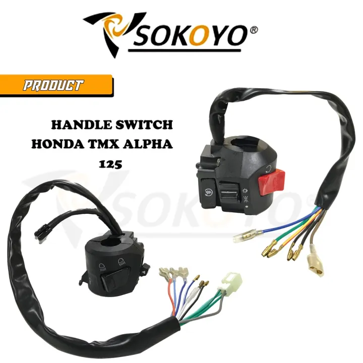 1 Set Domino Stock Handle Switch Honda Tmx Alpha 125 Left And Right ...