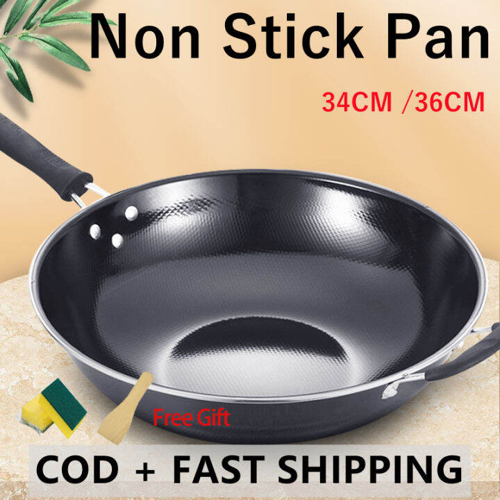 34CM/36CMNon stick frying pan non stick cookware set kaldero set big ...