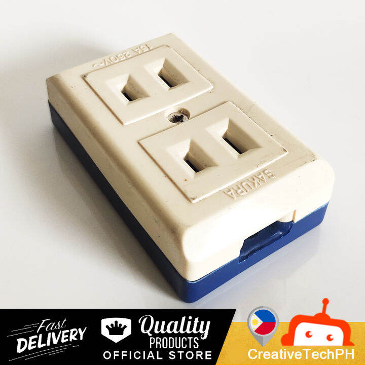 2-Gang Convenience Outlet | Lazada PH