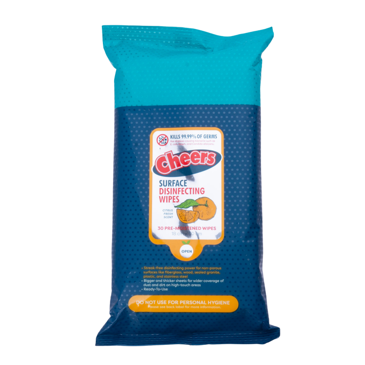 Cheers Surface Disinfecting Wipes 30 Sheets (1 Pack) CTG | Lazada PH