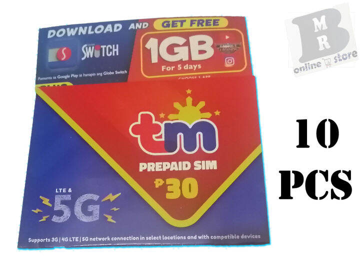 TM 5G sim card 10pcs | Lazada PH