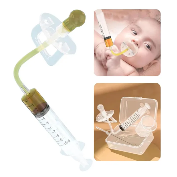 FAN SI Newborns Squeeze Dropper Silicone Liquid Feeding Transparent ...