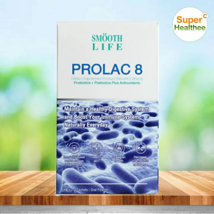 Smooth life prolac 8 probiotics (30ซอง/กล่อง) สมูท ไลฟ์ โปรแลค | Lazada ...