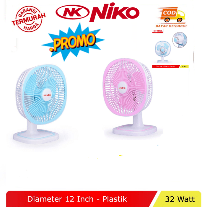 Kipas angin Niko 12 inch - NKD-1201 kipas angin meja Desk fan | Lazada ...
