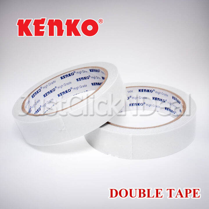 Kenko Double Tape 6 12 24 48 mm 15 Yard Isolasi Dobel Tip 2 Sisi ...