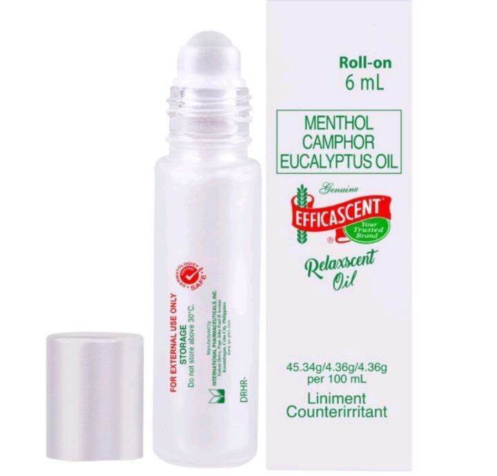 EFFICASCENT RELAXING OIL ROLL ON - ROUND ( MENTHOL CAMPHOR EUCALYPTUS ...