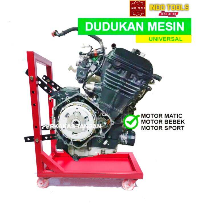 Pegangan Mesin Engine Stand Model Bak Dudukan Mesin Alat Penyangga ...