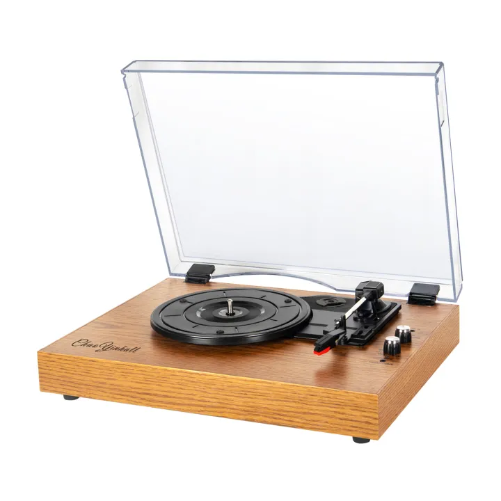 Retro Record Player with BT Function 33/45/78RPM 3-Speed Line-in ...