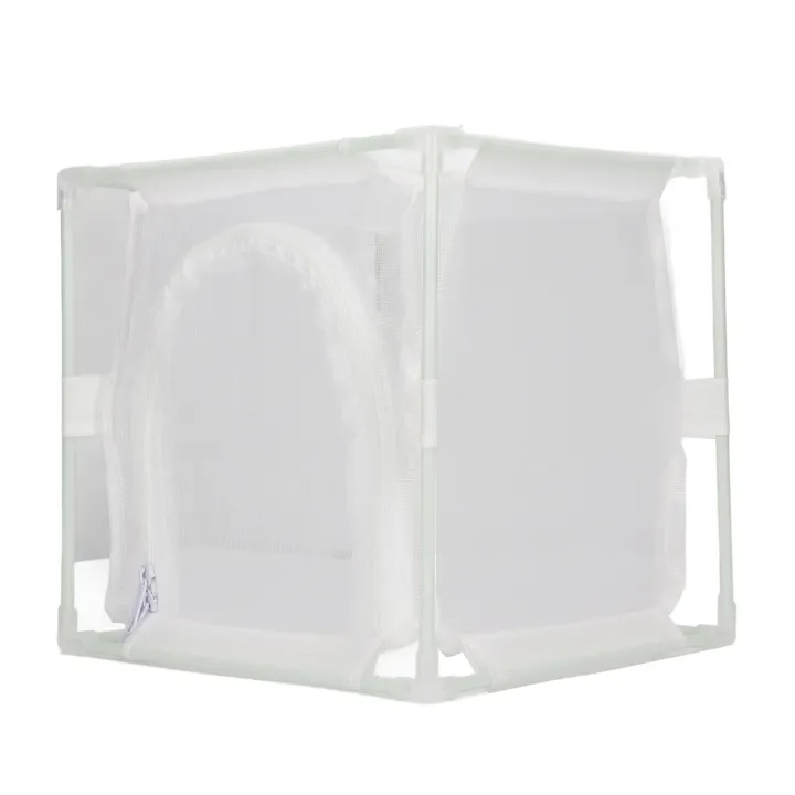 Insect Observation Cage PVC Mesh White Reusable Butterfly Habitat ...