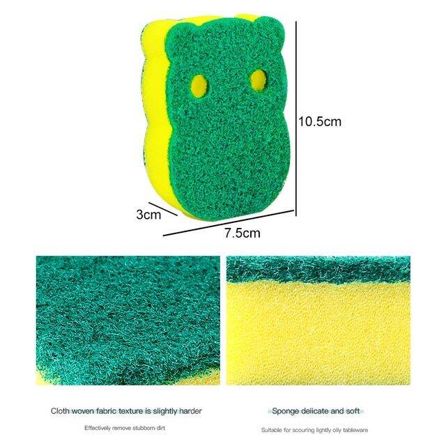 5/10/20Pcs Dish Sponges Kitchen Cleaning Tools Washing Towels Wiping ...
