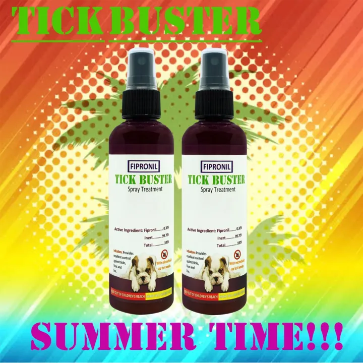 Set of 2 Tick Buster AntiTick Fipronil Spray Treatment 100mL | Lazada PH
