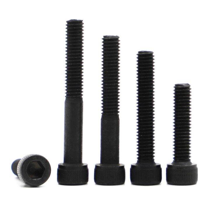 DIN912 Kelas 12.9 Baja Karbon Allen Sekrup M1.6 M2 M2.5 M3 M4 M5 M6 M8 M10 Hexagon Hex Soket Cap ...