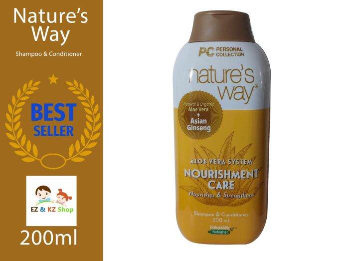 PERSONAL COLLECTION NATURE’S WAY ALOE VERA SYSTEM SHAMPOO & CONDITIONER ...