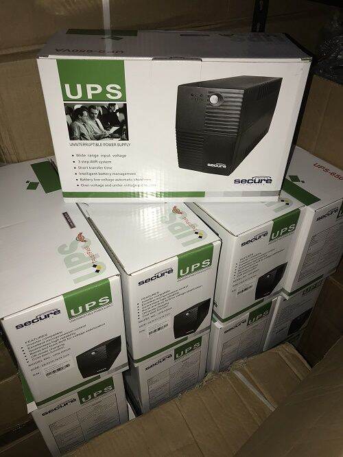 UPS 650VA-360WATTS SECURE (UNINTERRUPTED POWER SUPPLY), 220VAC/ 360 ...