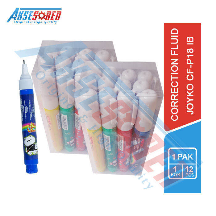 TIP X CAIR JOYKO CF-P18 IB [1 PACK] / CAIRAN KOREKSI / TIPE X / TIP EX ...