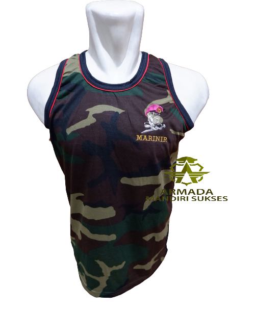Kaos Singlet Logo MARINIR Loreng - Logo Kecil | Lazada Indonesia