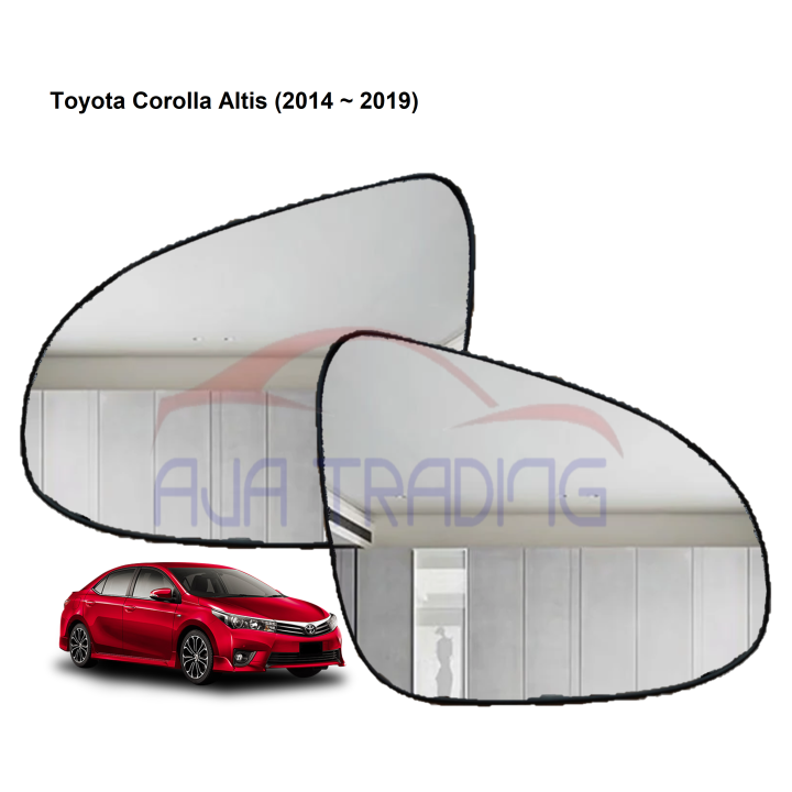 Side Mirror Lens for Toyota Corolla Altis (2014 ~ 2019) | Lazada PH
