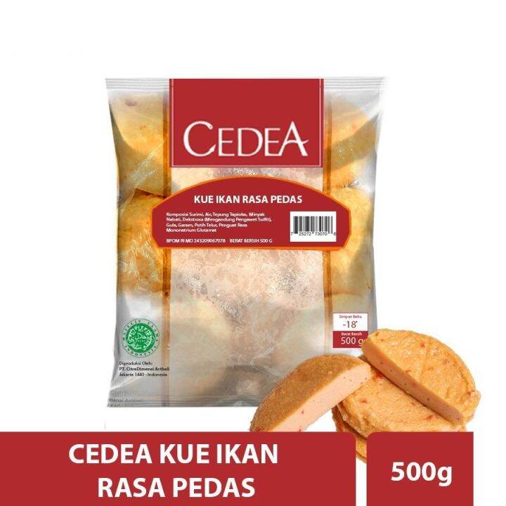 KUE IKAN PEDAS CEDEA 500GR SPICY FISH CAKE HALAL | Lazada Indonesia