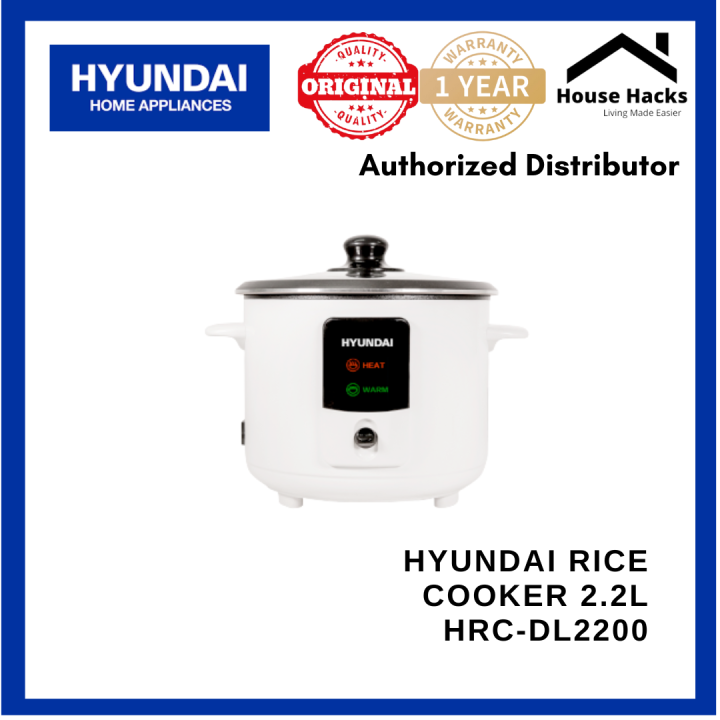 HYUNDAI Rice Cooker 2.2L HRC-DL2200 (House Hacks) | Lazada PH