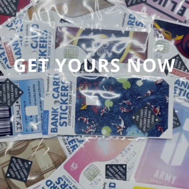 Anime Card Stickers (for Beep, Loyalty, ATM Credit Debit Cards) | Lazada PH