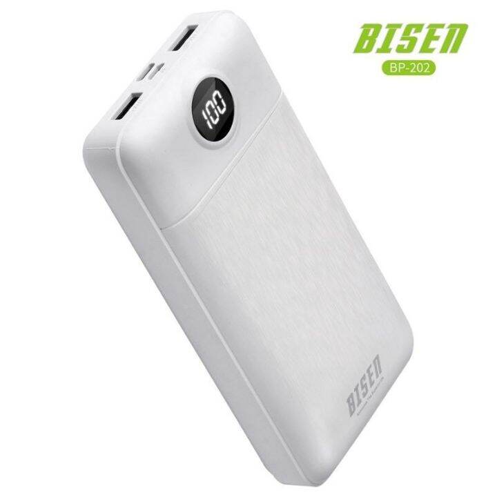 DOF934 BISEN BP-202 20000mah Powerbank Compact Fast charging 3pcs Usb ...