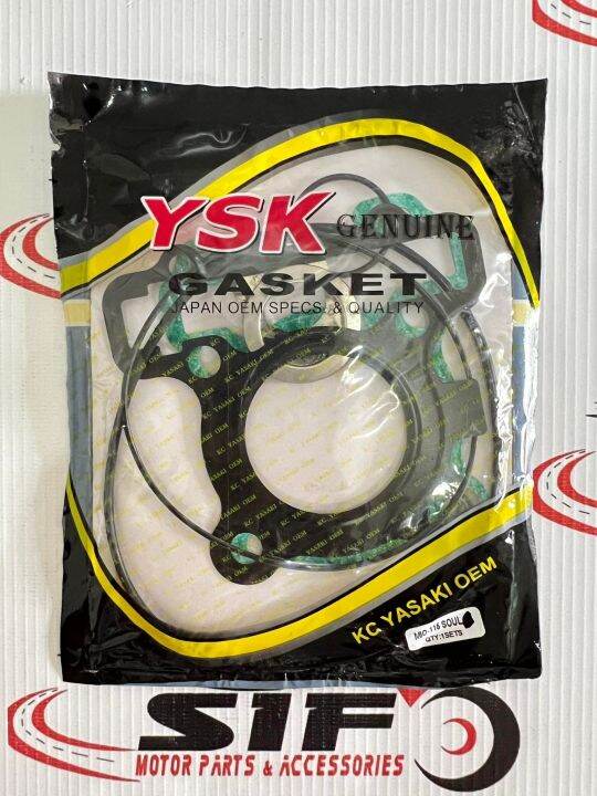 SIF TOP OVERHAULING GASKET YAMAHA MIO SOUL 115 CARB YSK | Lazada PH