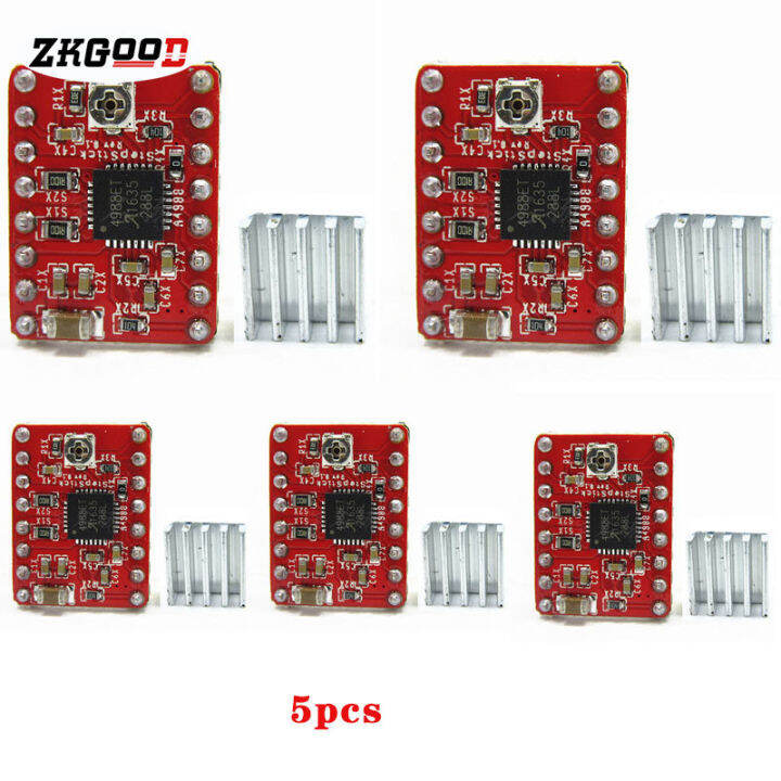 Zkgood A4988 Modul Driver Pijakan Motor Pencetak 3D Polulu StepStick ... Zkgood A4988 Modul Driver Pijakan Motor Pencetak 3D Polulu StepStick ...
