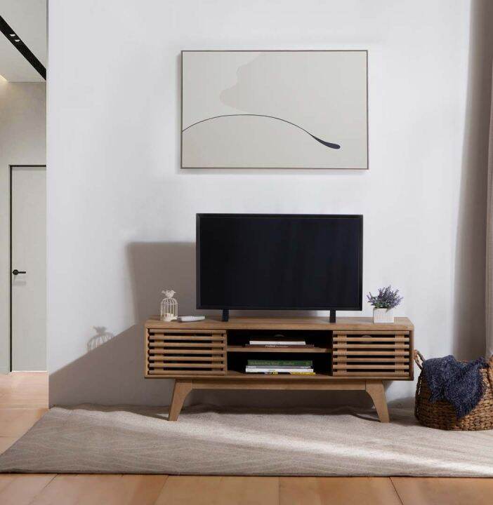 Meja TV Pintu Geser Minimalis Kirei 120 2 Sliding Door - Isiruma ...