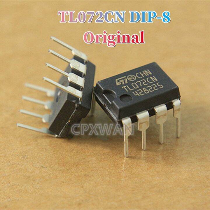 5pcs Original TL072CN DIP-8 TL072C TL072 DIP8 JFET Dual Op Amp IC Chip ...