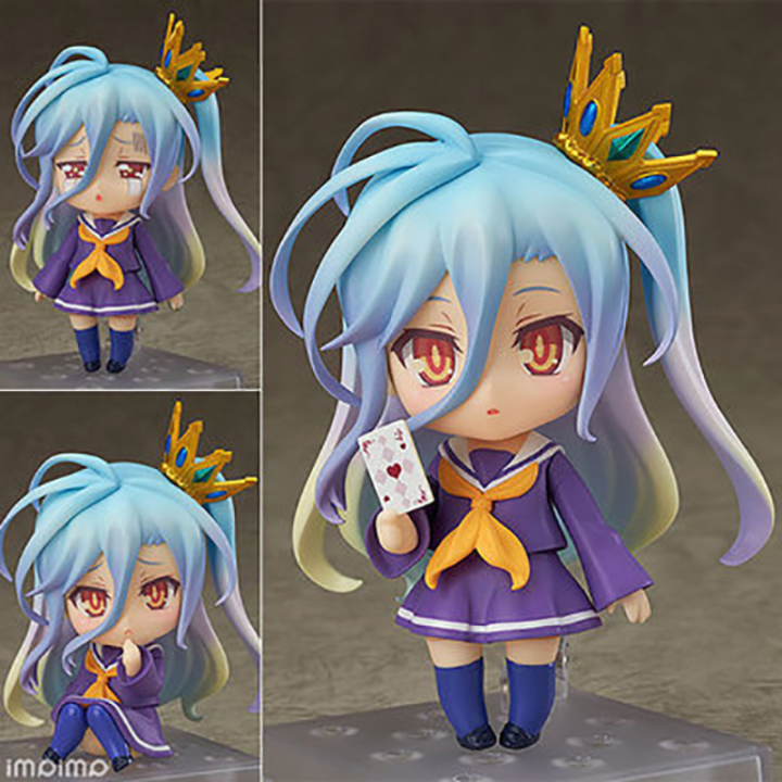 Fastshipment 10cm Anime No Game No Life Shiro 653# PVC Action Figure ...