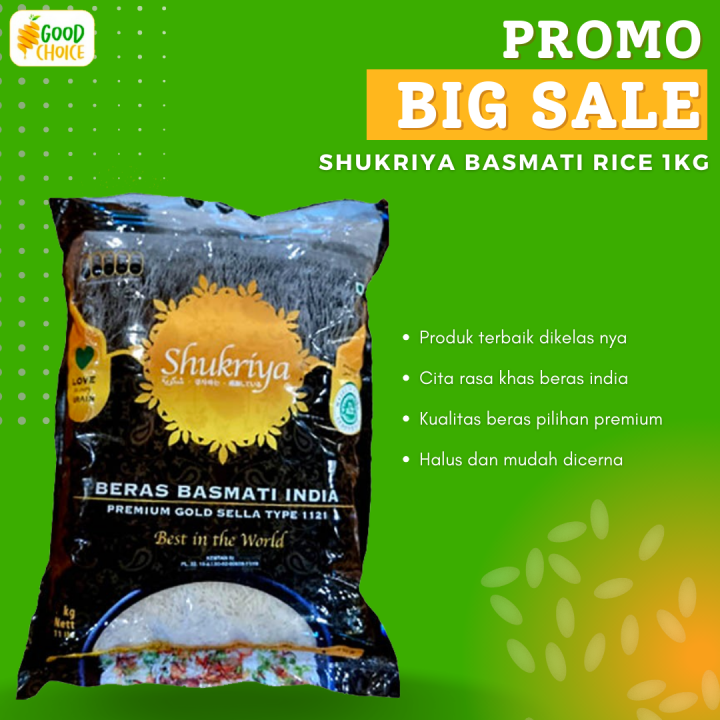 Shukriya Basmati Rice / Beras Basmati - 1kg | Lazada Indonesia
