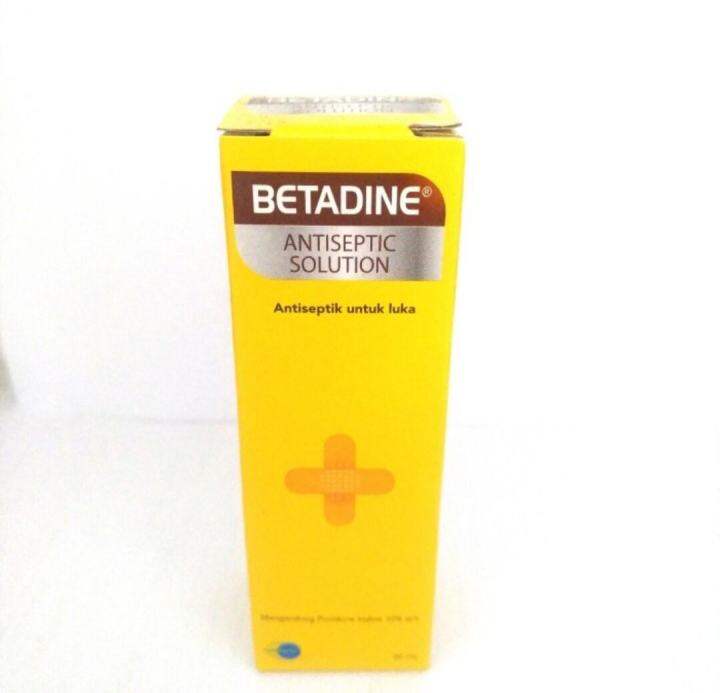 Betadine cair antiseptic solution 30ml | Lazada Indonesia