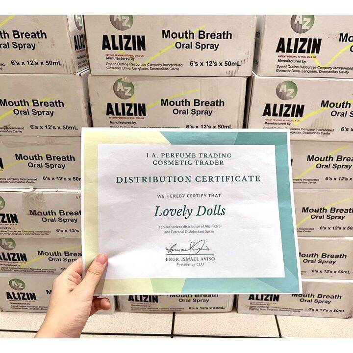 【Ready Stock】 Alizin Oral Spray FDA Approved Official Distributor 1 ...