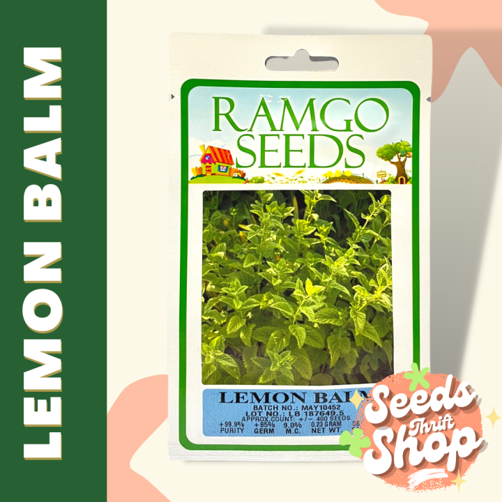 LEMON BALM-RAMGO SEEDS 1.2G | Lazada PH