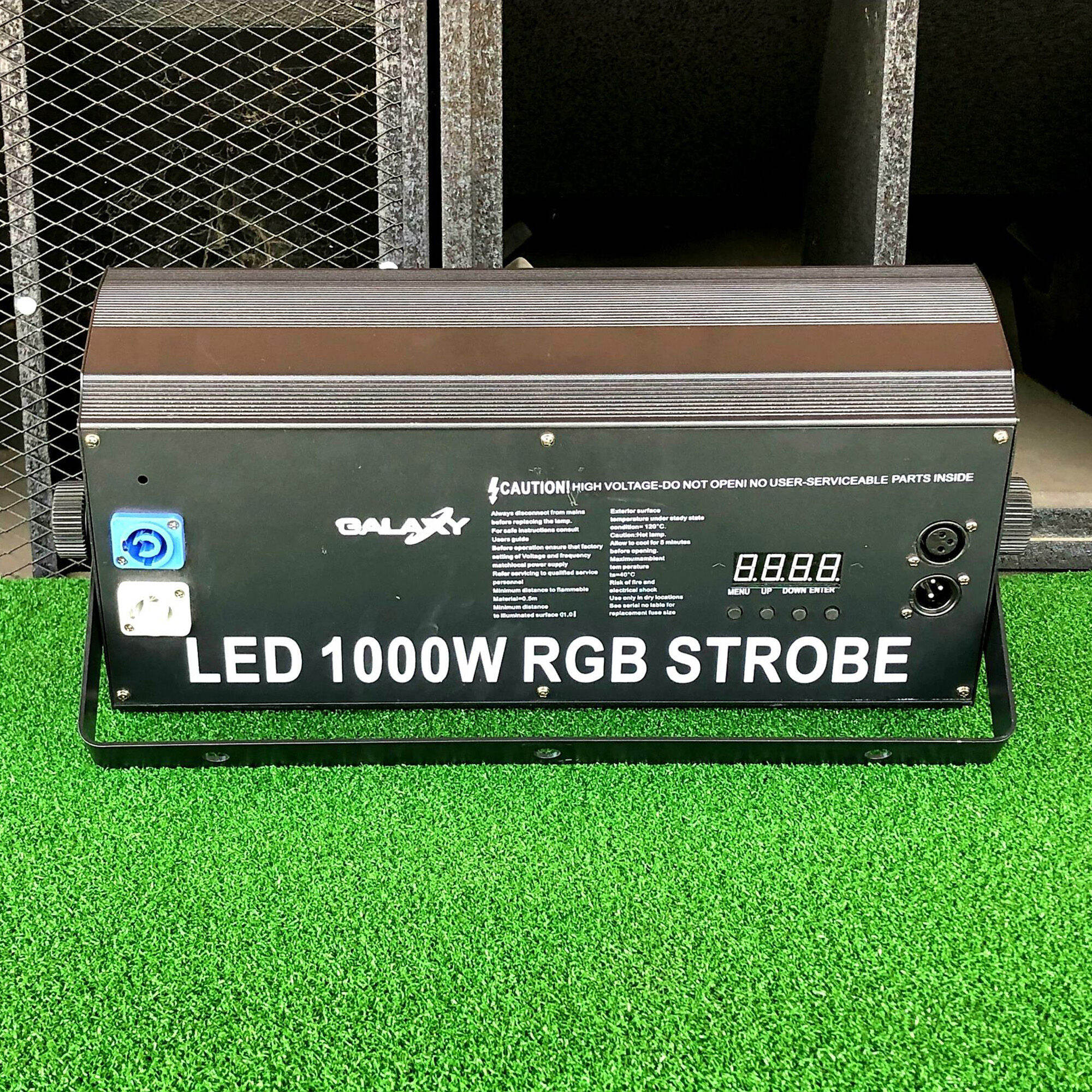 ไฟแฟรท LED 1000w RGB Strobe GALAXY ไฟแสงสี 7สี ไฟย้อม ไฟฉาก มีรูป มีลวด ...