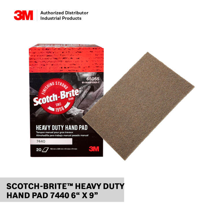 3M SCOTCH-BRITE HEAVY DUTY HANDPAD 20PCS/BOX | Lazada PH