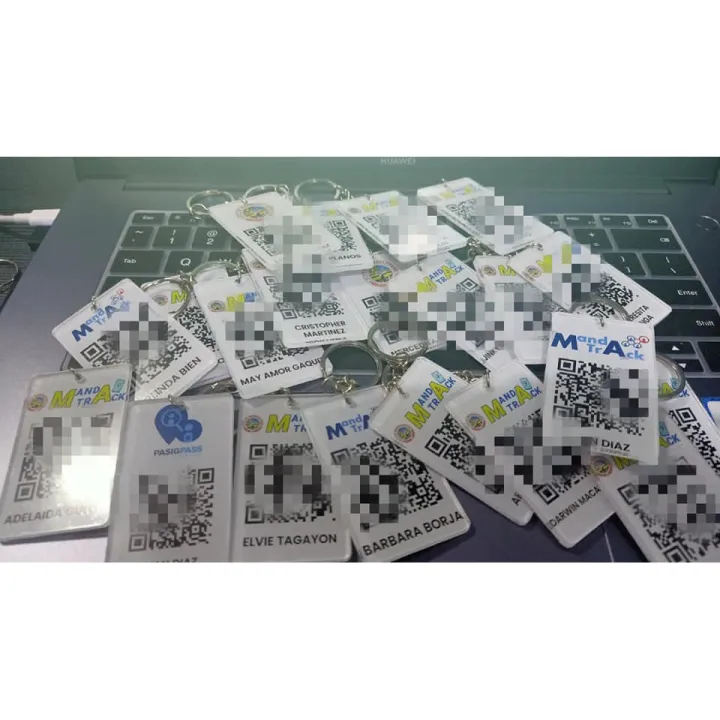 QR CODE KEYCHAIN (Pasig/Manda/Taguig/Valenzuela/etc) pipi | Lazada PH