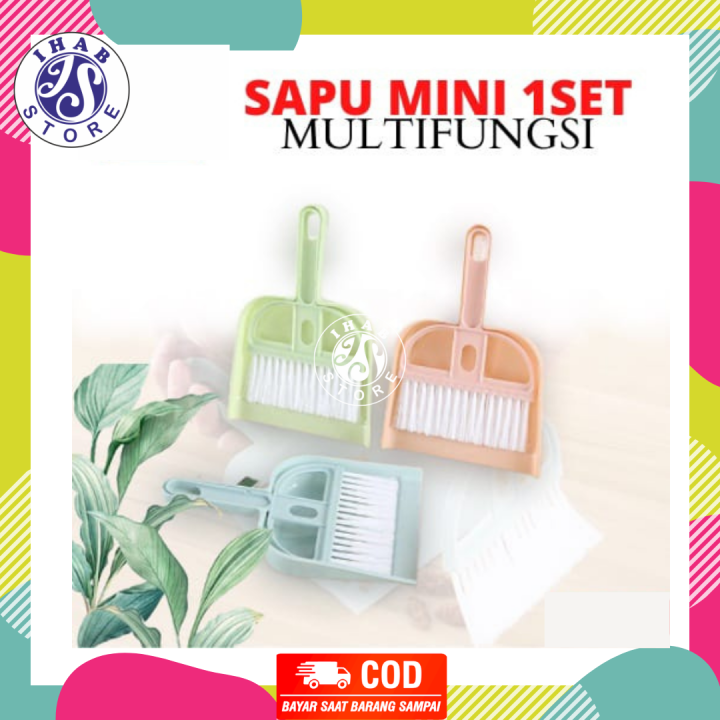 Sapu mini set cikrak - sapu mobil multifungsi - sapu meja laptop - sapu ...